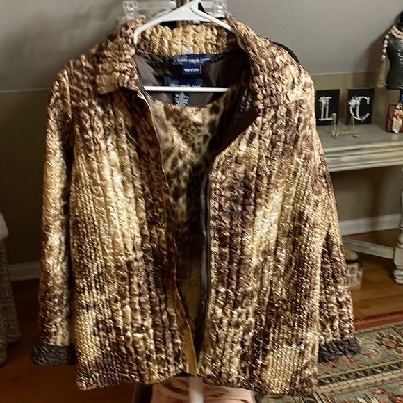 Susan Graver | Jackets & Coats | Susan Graver Cheetah Print Jacket And ...